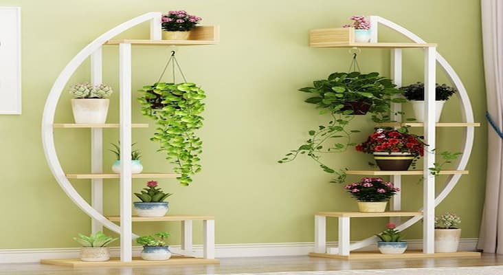 10 Model Rak Bunga dari Besi untuk Dekorasi Rumah | Klopmart